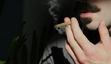 smoking joint inside